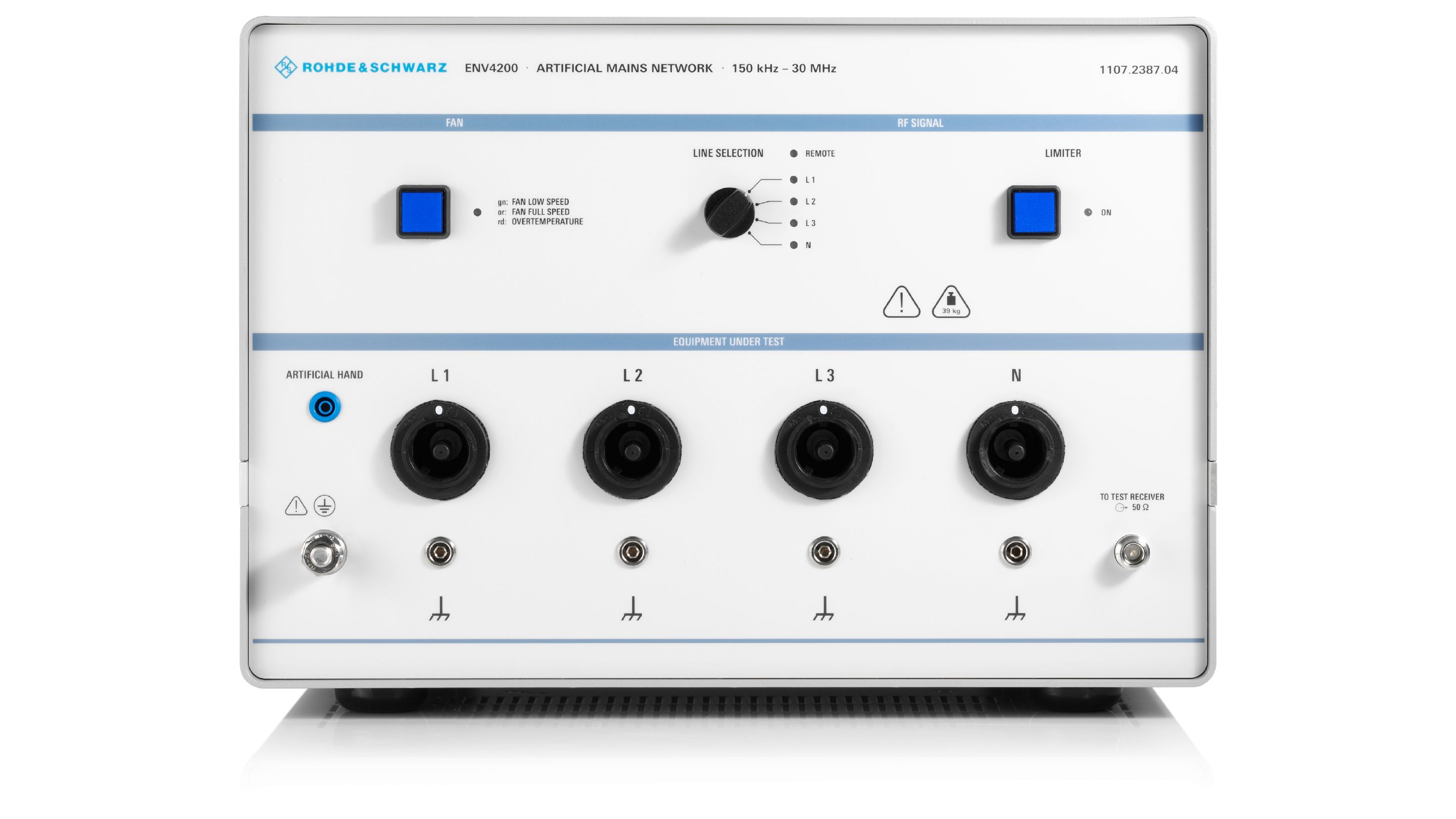 R&S®ENV4200 200 A 四线制 V 形网络 | Rohde & Schwarz