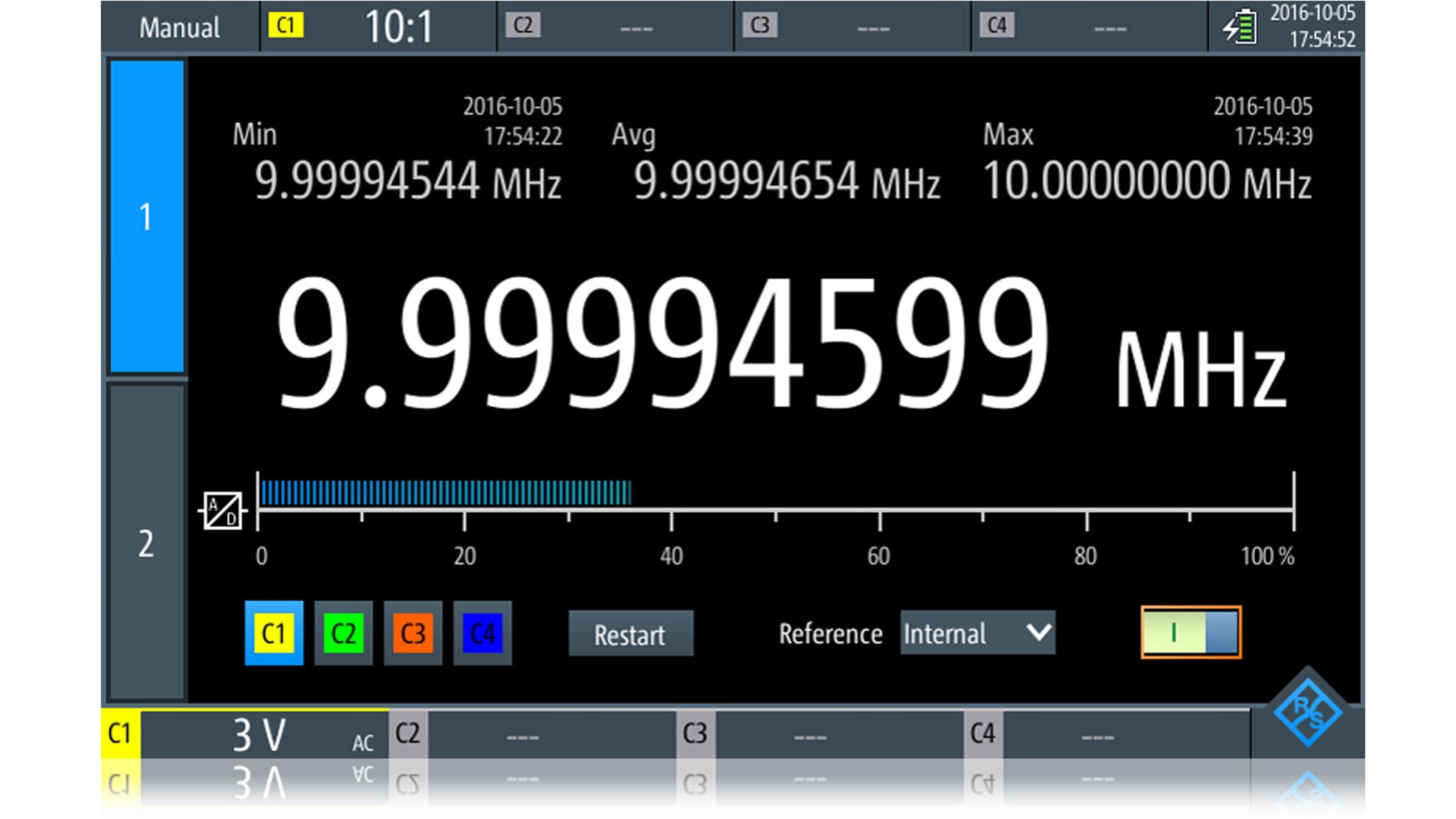 Frequency counter 示波器软件 | Rohde & Schwarz