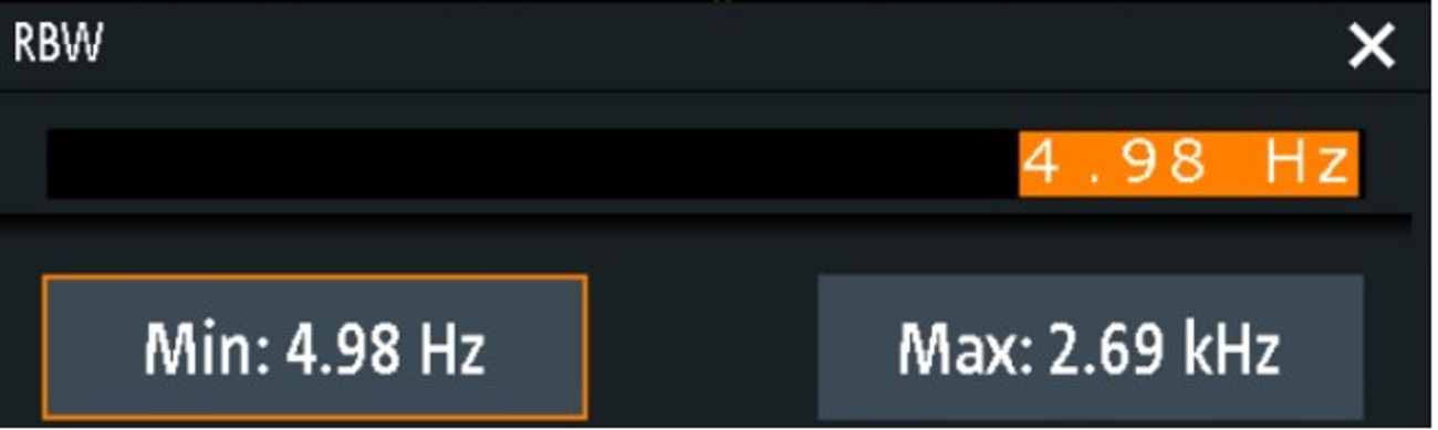 RTB/RTM/RTA – 降低 FFT 的终止频率 - Rohde & Schwarz China