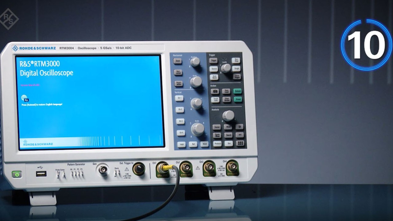 R&S®RTM3000 – 10 秒开机即可测量 - Rohde & Schwarz China